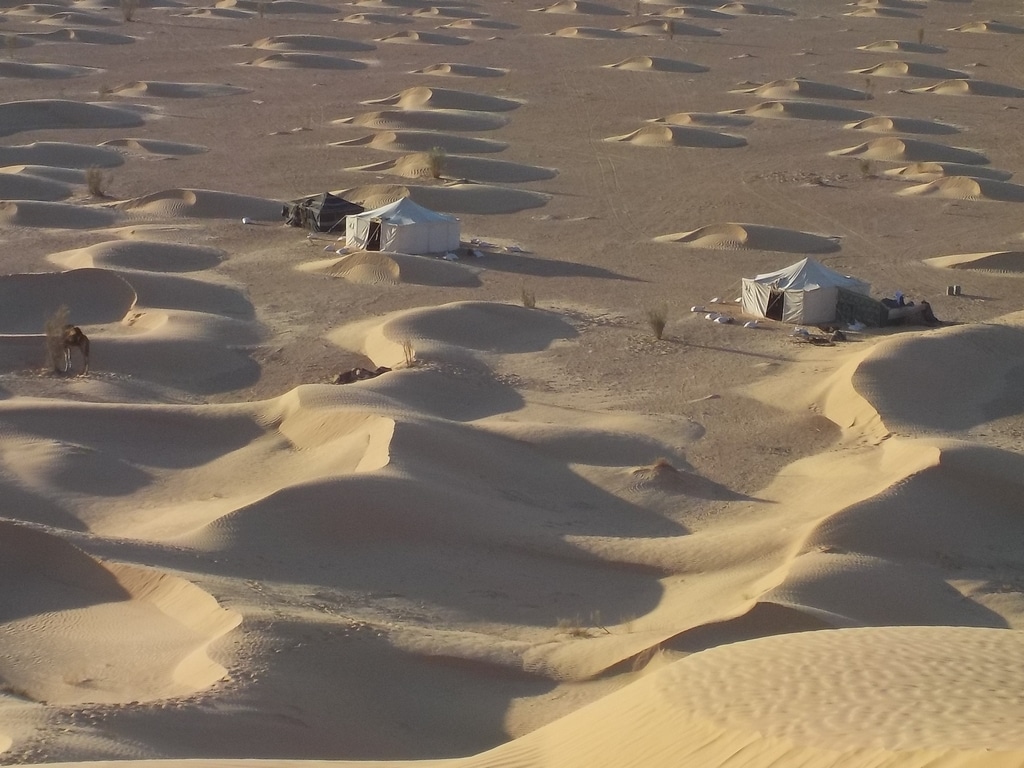 Une pause de "rien intense" dans votre vie, séjour au campement, désert ...